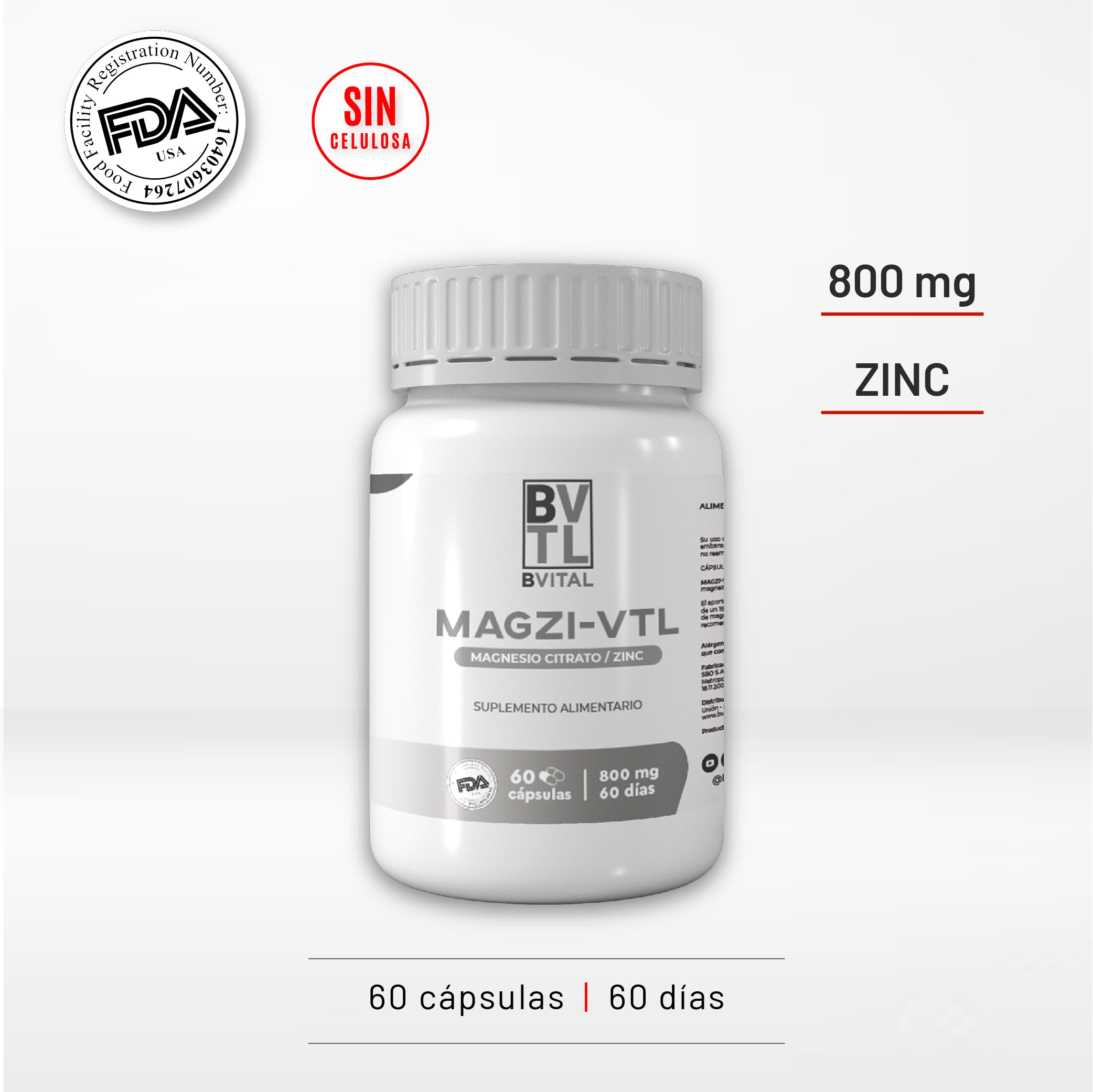 MAGZI-VITAL - 800mg magnesio citrato + zinc – THE GREZ WAY CL
