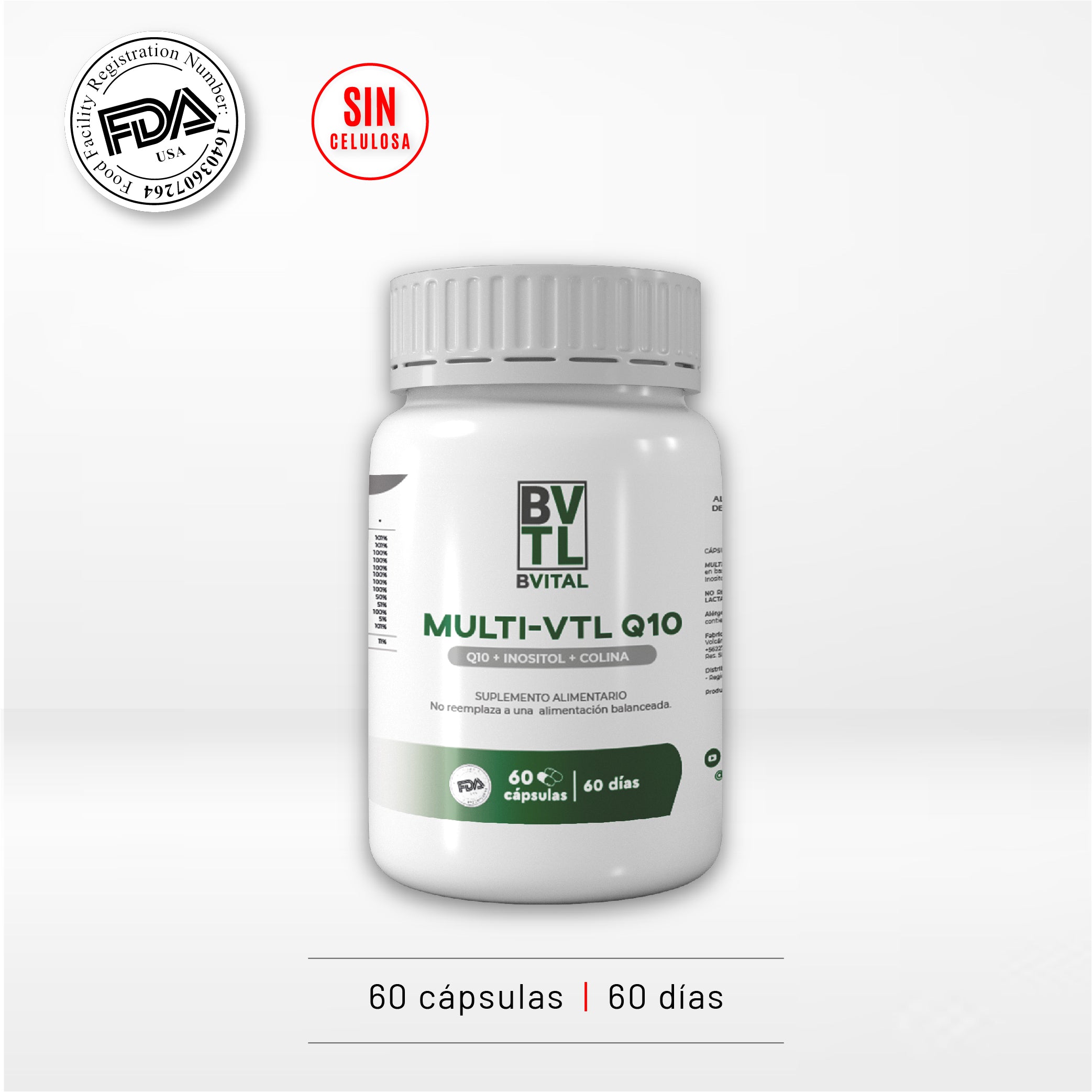 MULTI-VITAL Q10 - Vitaminas + Q10 + Inositol + Colina – THE GREZ WAY CL